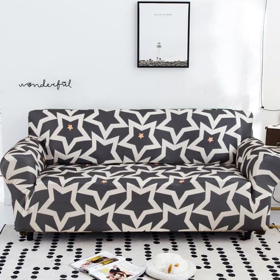 3-place (190-230cm Housse de protection extensible pour canapé et ...