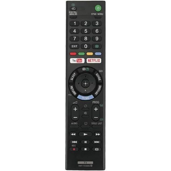 Sony Rmt-Tx300E Télécommande De Rechange Pour Tv Sony Avec Boutons ...