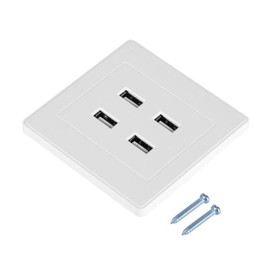 Prise Murale USB 4 Ports USB Prise USB Pour Bureau à Domicile Lieux ...