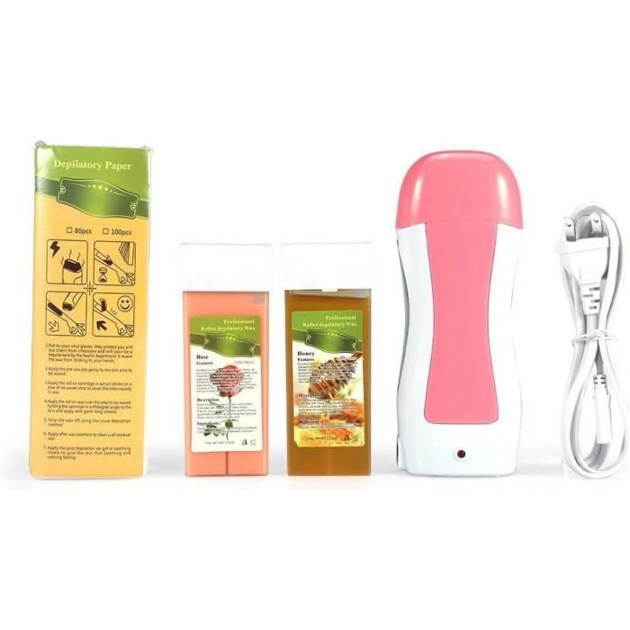 Kit De Rouleau De Cire Pour L'Épilation, Machine D'Épilation De Peau De ...