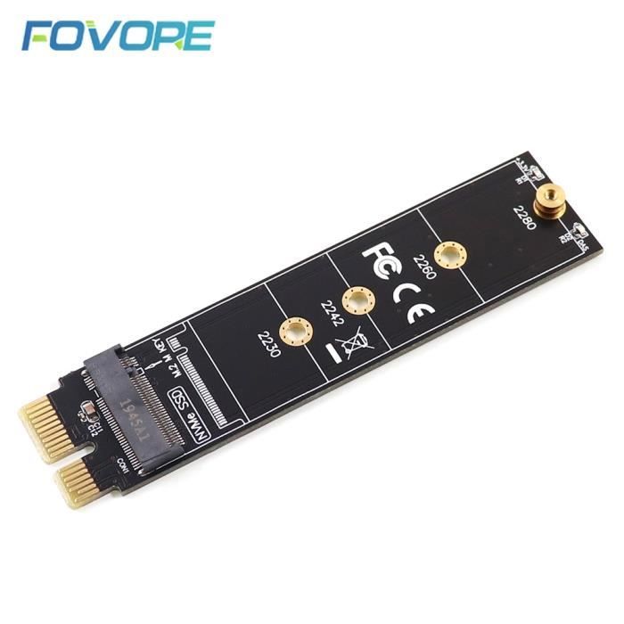 Adaptateur M2 NVME M Key SSD vers PCIe, carte'extension, convertisseur ...