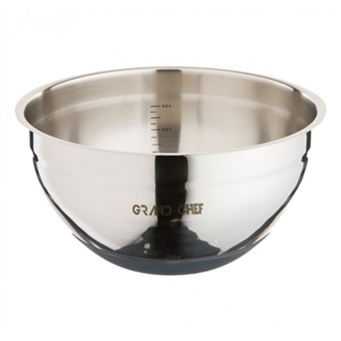 Saladier Acier inoxydable 16cm Inox et Gris Art… - Cdiscount Maison