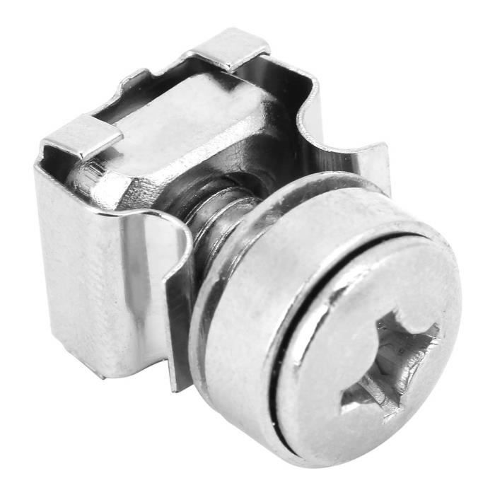 20pcs - Set Écrou Cage M5 écrou Prisonnier écrou Cage Réseau Rack Vis ...