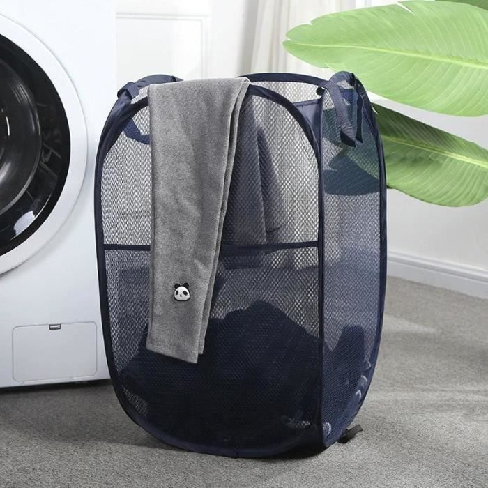 Blue - Mir de rangement pliable pour vêtements sales, panier à linge ...