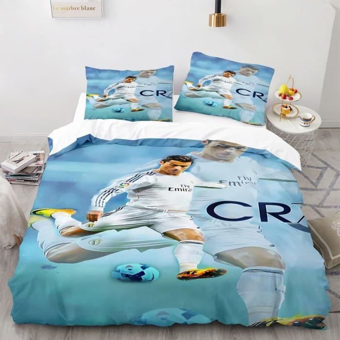 Housse de couette World Cup Soccer Stars - 140x200cm - 2 taies d ...