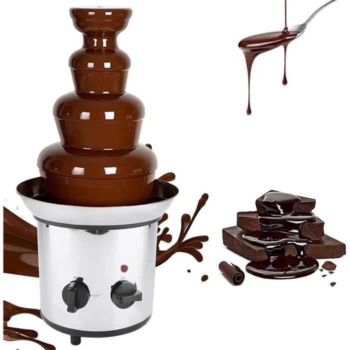 Fontaine à Chocolat à 4 Niveaux, Machine à Fondue à Fontaine à Chocolat ...