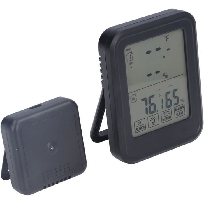 Hygromètre Numérique Intérieur Extérieur Thermomètre Sans Fil Avec ...