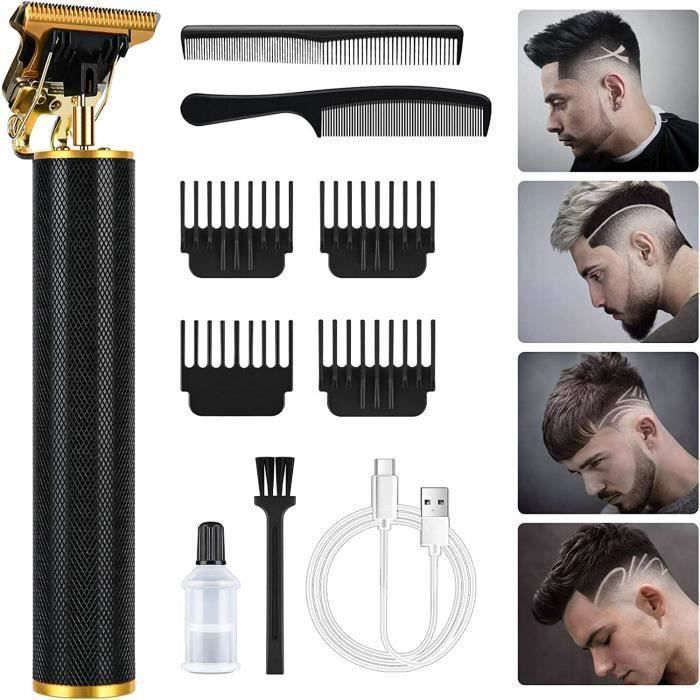 Tondeuse Cheveux Hommes, Tondeuse Barbe Kit Homme Electriques, Sans Fil Tondeuse à Cheveux ...