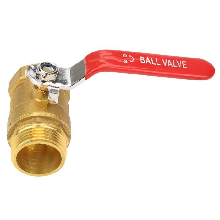 Cikonielf Robinet à boisseau sphérique Valve en laiton Valve à filetage ...