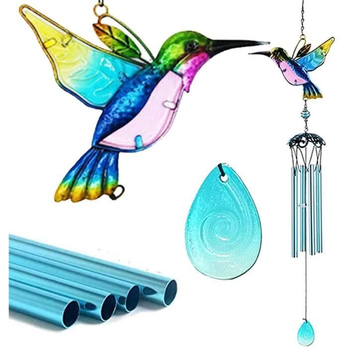 Carillon Decoratif D Exterieur - Vent Colibri Decoration Jardin Metal L ...