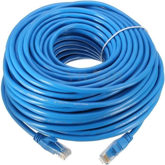 Link-e : Cable reseau ethernet RJ45 50m Cat.6, Haut débit, Connexion ...