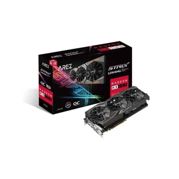 ASUS AREZ-STRIX-RX580-O8G-GAMING Radeon RX 580 8Go GDDR5 90YV0AK5 ...