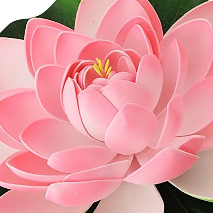 Fleur De Lotus Artificielle Loutus Artificiel Flottant En Mousse, Faux ...