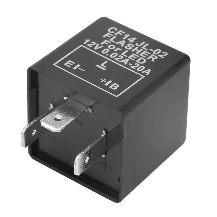 Relais clignotant LED - SALALIS - CF14 JL-02 - 3 broches - Étanche ...