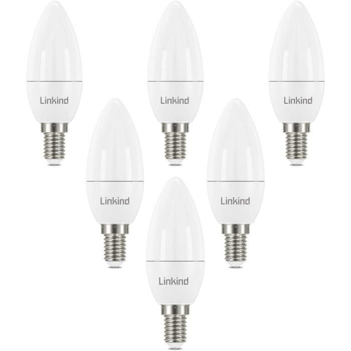 Ampoule Led E14, 7.5W Équivalent 60W, Blanc Chaud 2700K, 806Lm, Ampoule En Forme De Bougie B35 ...