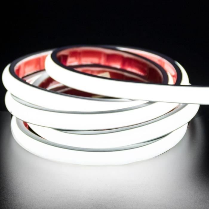 Ruban Led Cob 3M Blanc Froid 220V Adhesif, Bandeau Lumineux Autocollant ...