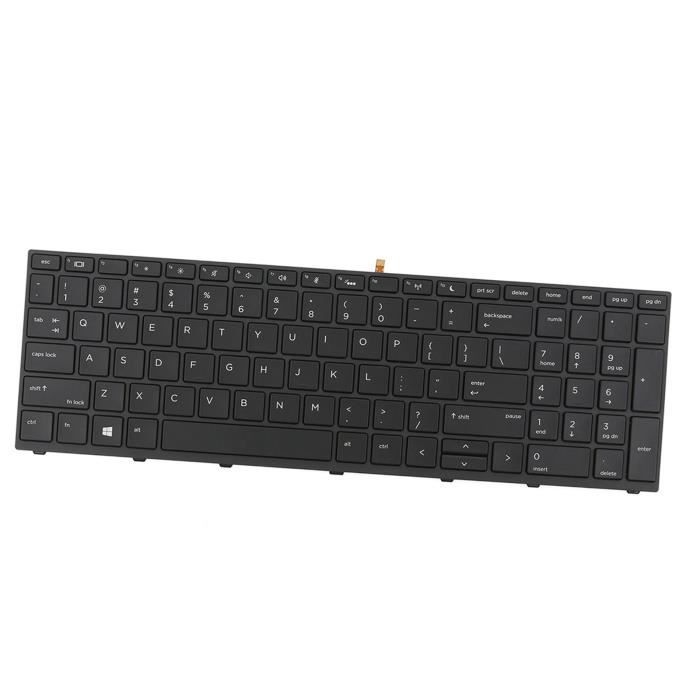 Clavier US Layout 841137-001 avec rétroéclairage 6037B0115101 avec ...