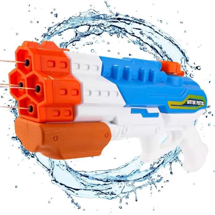 Pistolet à Eau,Super Water Gun avec,Pistolet à Eau Puissant Longue ...