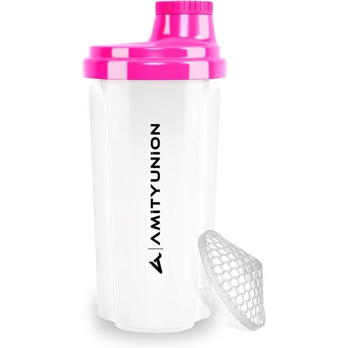 Protein Shaker 500 ml "Heaven" étanche, sans BPA avec tamis cliquable ...