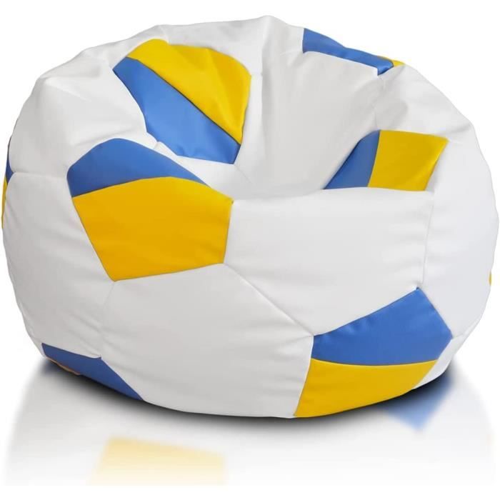 Ecopuf Pouf ballon de football Nationali Euro 2020 en similicuir ...