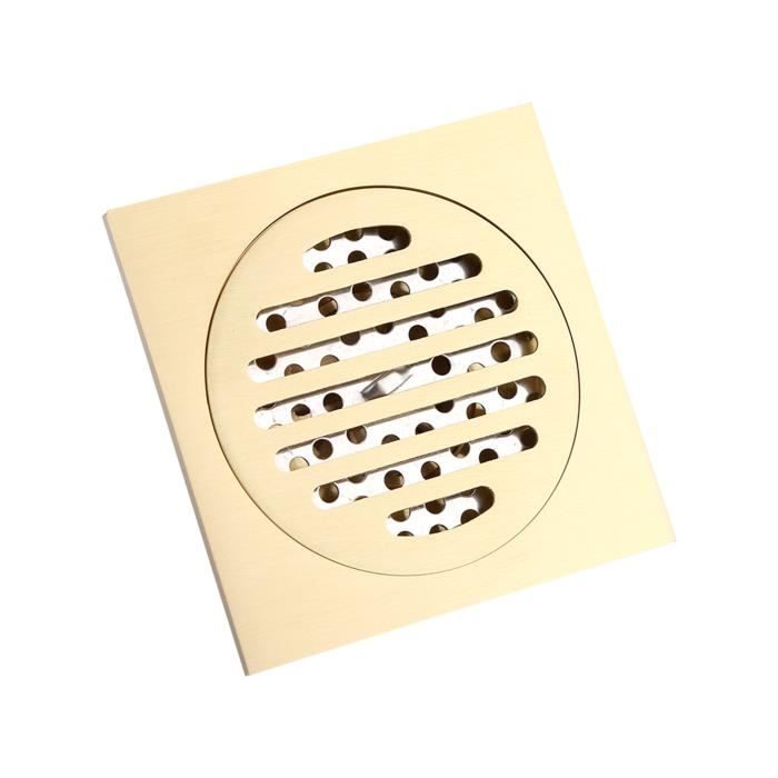 SURENHAP Drain de sol de salle de bain Crépine en Laiton, Design ...