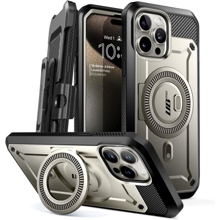 Coque Pour Iphone 15 Pro (2023) 6,1 Pouces, Compatible Avec Magsafe ...