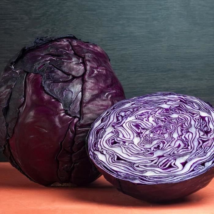 Lot De 100 Graines Semences De Chou Rouge - Tête Noire 3-014[w2947 ...