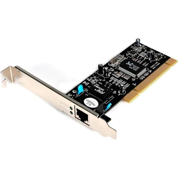 Startech.Com Carte Réseau Pci À 1 Port Gigabit Ethernet - 10-100-1000 ...
