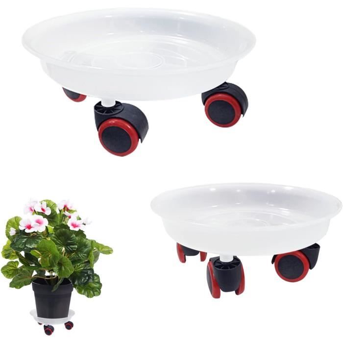 Set De Plateaux Roulants Pour Plantes | Porte-Plantes À Roulettes ...