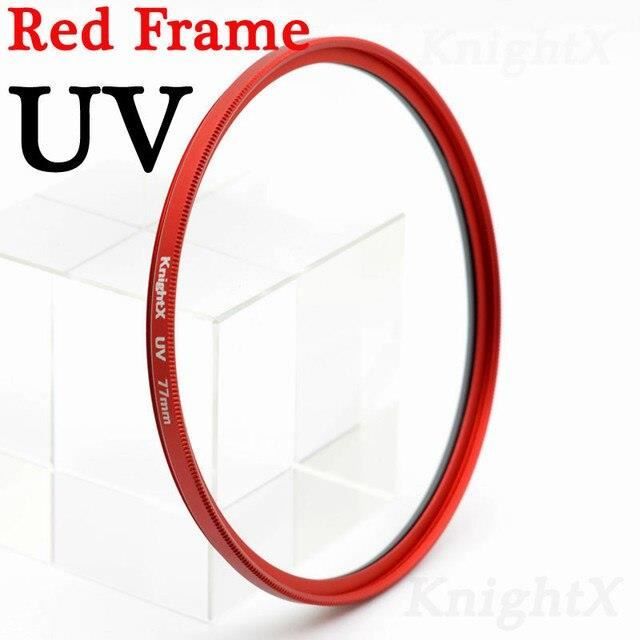FILTRE PHOTO,Red Frame UV-49mm--filtre'objectif de caméra UV CPL ND ...