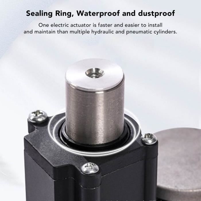 Zerone Actionneur linéaire à course de 100 mm Actionneur électrique 100mm Course 1000N ...