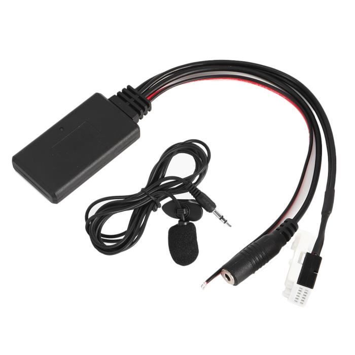 Adaptateur de câble audio MP3 Bluetooth pour voiture avec kit ...