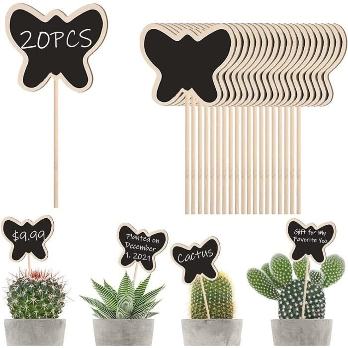 Etiquette Potager, 20 Pièces Étiquettes De Plantes En Ardoise ... Etiquette Potager, 20 Pièces Étiquettes De Plantes En Ardoise ...