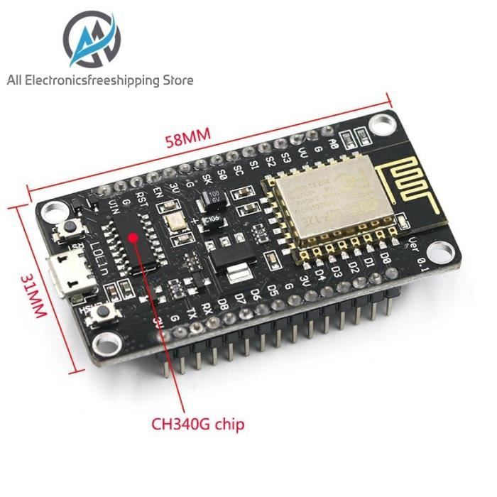 ESP32-CAM - Module sans fil NodeMcu v3 CH340 Lua, circuit imprimé ...