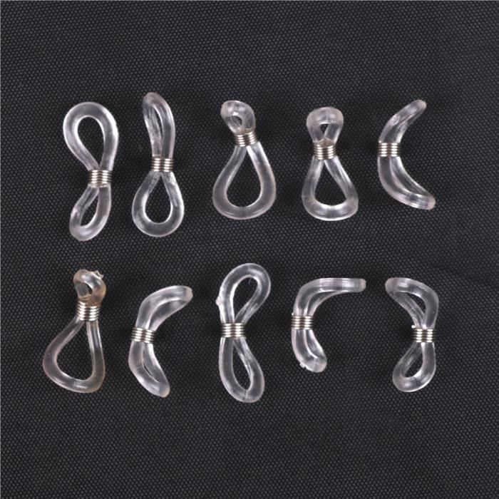Crochet'oreille pour lunettes, 40 pièces, chaîne de retenue de lunettes ...