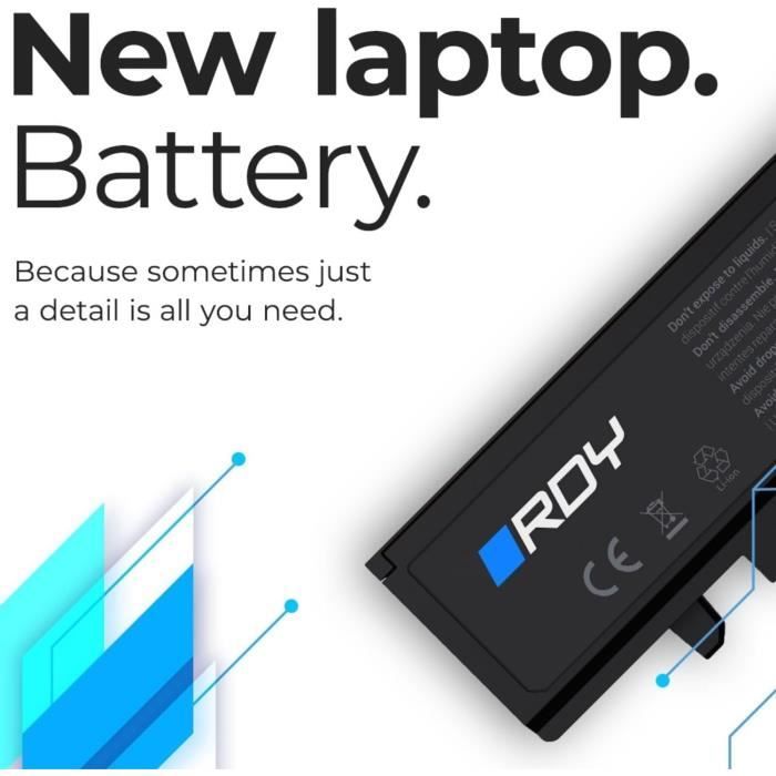 Batterie - RDY - HSTNN-LB72 - 4000 mAh - 10.8V - Compatible HP G50 G51 ...