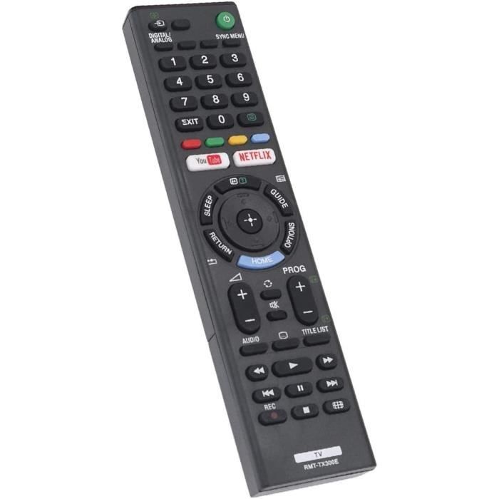 Sony Rmt-Tx300E Télécommande De Rechange Pour Tv Sony Avec Boutons Netflix Et You Tube[J5594 ...
