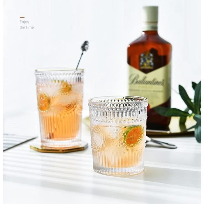 Set De 6, Verres À Eau Romantiques, Verres À Boire Premium 250Ml, Set ...