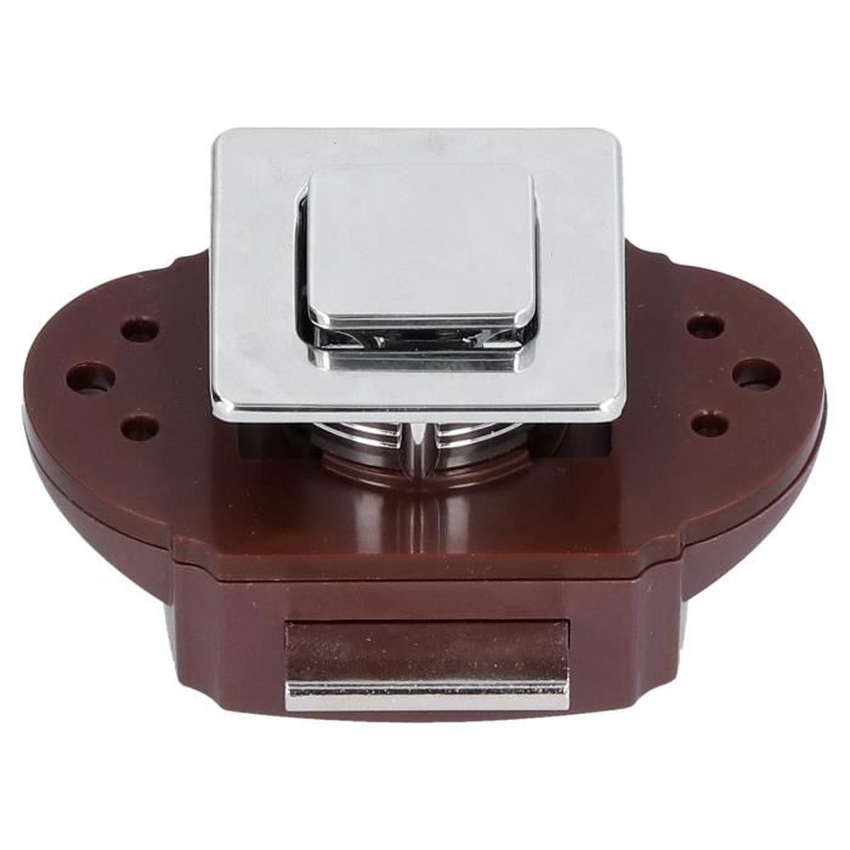 CEN loquet de camping-car Bouton-poussoir Catch Lock Square Metal ...