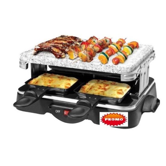 RACLETTE PIERRADE 2 EN 1 + ACCESSOIRES MEGA PROMO - Cdiscount ...