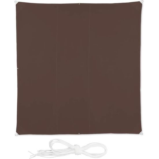 Voile d’ombrage carré diffuseur d’Ombre Protection Soleil Balcon Jardin ...