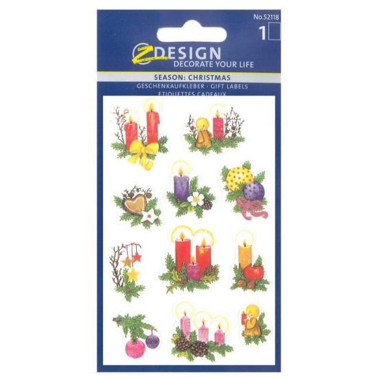 Stickers - Différentes Bougies pour Décoration - Cdiscount Au quotidien