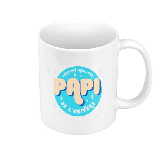 Mug - Fabulous - Certifié meilleur Papi - Céramique - Cylindrique ...
