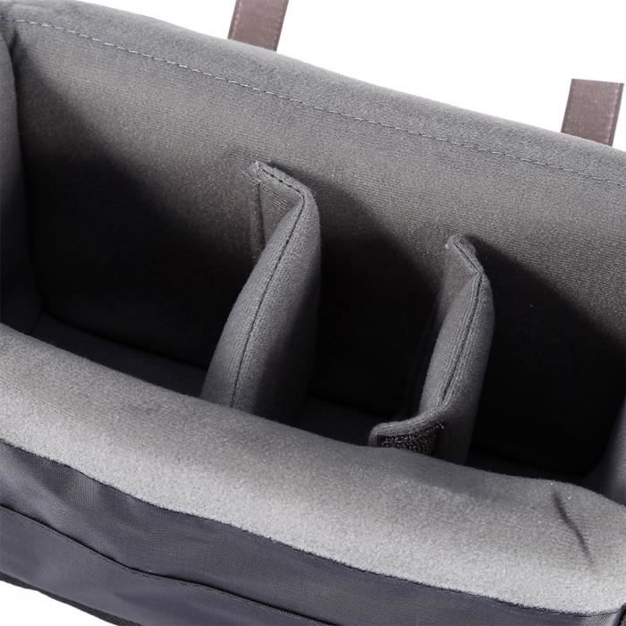 Sac portable Akozon Camera Bag Portable Insert Padded Protector Divider ...