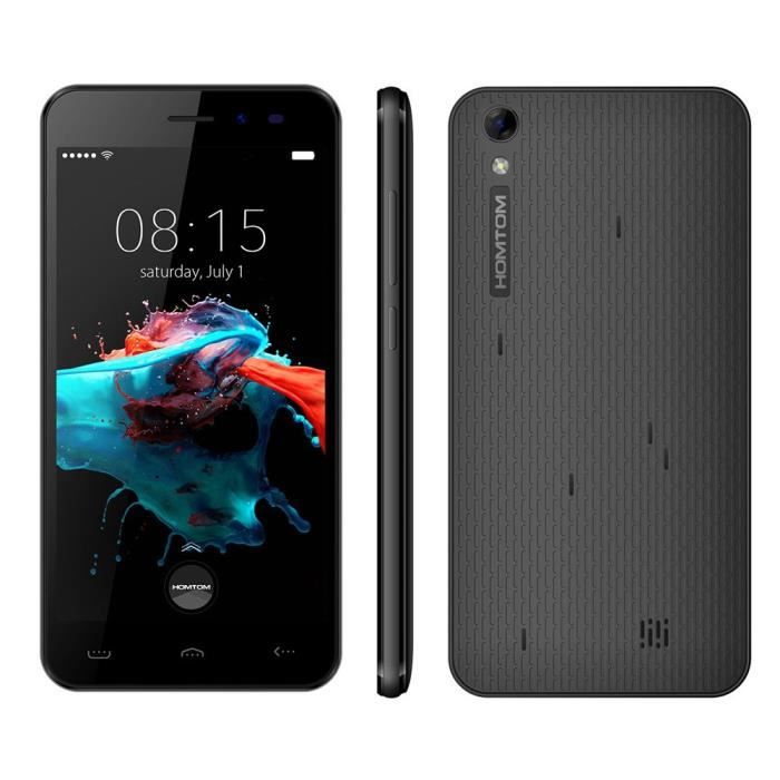 Damai ®Homtom HT16 5,0 pouces 3 g Smart Mobile Phone Android 6,0 ...