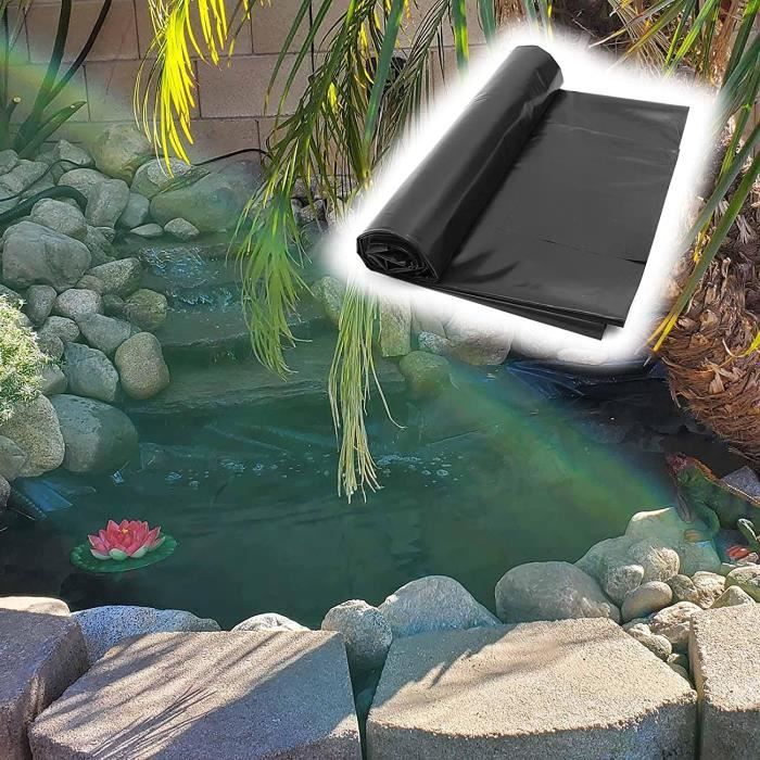 Bâche pour bassin PVC 3x4 4x5m - LAVABO - Revêtement de bassin pliable ...