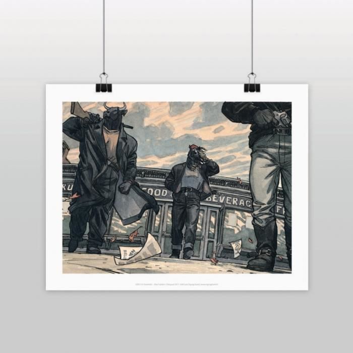 Affiche - Blacksad - La bande - Décoration murale - 35,5 cm x 28 cm ...