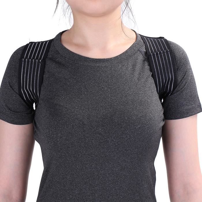 CHG Correcteur de Posture, Bande Redresse Dos Réglable Posture Correcteur Epaule Support Dos ...