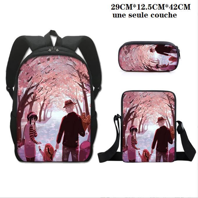 16 Pouces Cartable CM2 Ado Cartoon, Sac d'école Primaire Sac a Dos ...