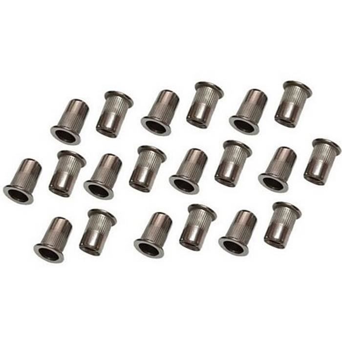 Inserts filetés - AUTRE - M8 - Acier INOX A2 - Ø 8 mm - Épaisseur 0.5 à ...